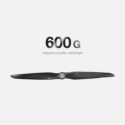 China 54 Inch Aerodynamic Profile Carbon Fiber Propeller For Multi Rotor Drone And Paramotor for sale
