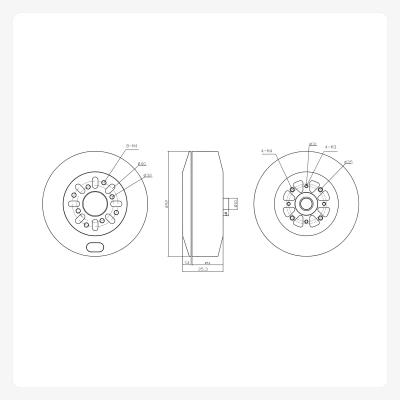 China Permanent Magnet Brushless DC Motor for Quadcopter Drone Spayer Drone and Multi Rotor Drone for sale
