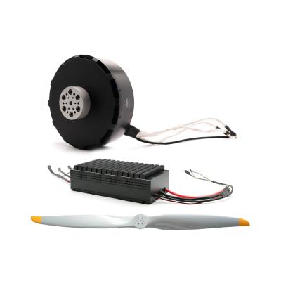 China 238 mm borstelloze DC motor 130 kg stuwkracht voor zware drones Te koop