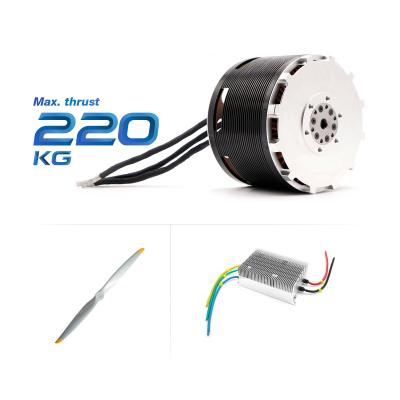 Κίνα 240150 BLDC βαρέος ανυψωτικός κινητήρας μη επανδρωμένου αεροσκάφους 220KG ώθηση 15KW προς πώληση