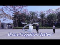 220 kg Sistema de propulsão de drones 240150 BLDC Motor 400V 160A Motor controlador hélice