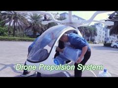 Sistema de propulsão de drones de 51 kg com motor sem escova e controlador de motor e hélice