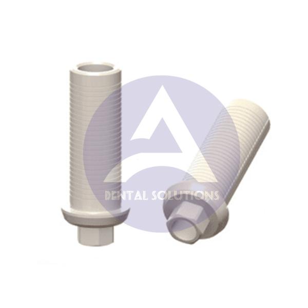 Zimmer Screw-Vent® UCLA Abutment totalmente plástico e fundível Compativel NP 3,5 mm/ RP 4,5 mm/ WP 5,7 mm