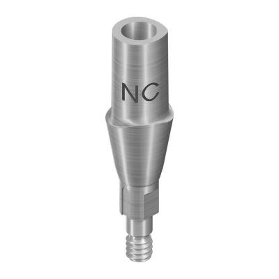 Cina ITI Straumann Bone Level® Titanio Abutment anatomico retto Compatibile NC 3.3mm, GH 2mm/3.5mm in vendita