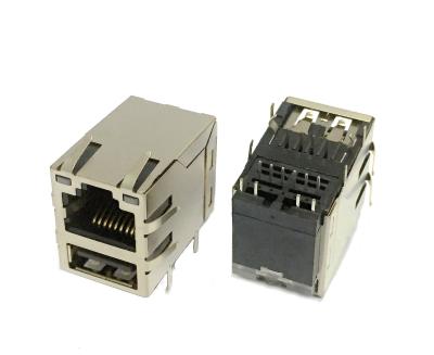 China Module Jack RJ45 Over  USB with LED for sale