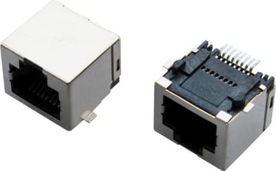 China 8p8c RJ45 connector, shielded, right angled, tab-UP, SMT for sale