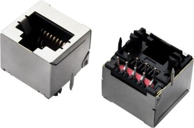 China Modualr RJ45 Jacks, vertical, DIP, Shielded, low profile for sale