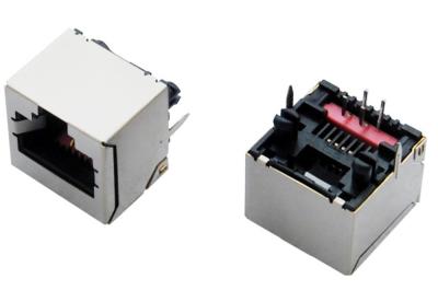 China Modualr RJ45 Jacks, vertical, DIP, Shielded, low profile for sale