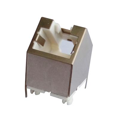 China 8P8C 45 degree RJ45 Jack,  shielded, white housing for sale