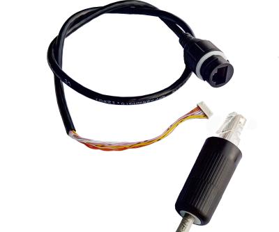 China IP67 waterproof RJ45 connector male to female ethernet cable assembly for sale