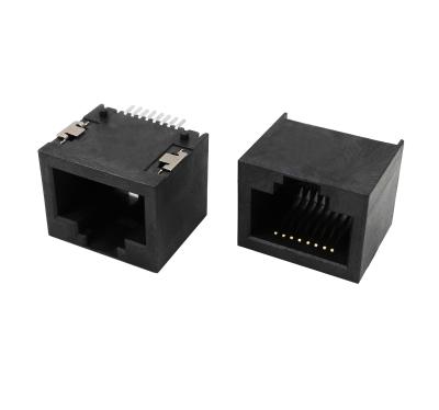 China 8P8C surface mount low profile RJ45 Modular Jack connector for sale