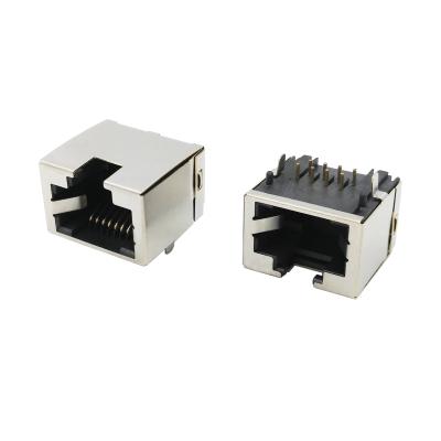 China Very low profile tab-up RJ45 connector shielded without LED, H=11.3mm for sale
