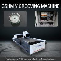 China 1225 Automatic V Grooving Machine 1250mm Width 5mm Thickness for Stainless Steel Cupboard Processing for sale