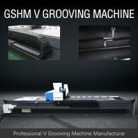 China 1225 Automatic V Grooving Machine 1250mm Width 5mm Thickness for Stainless Steel Cupboard Processing for sale