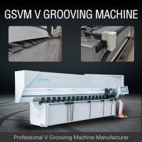 China High Precision Vertical V Grooving Machine 1250mm x 4000mm for Metal Panels for sale