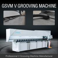 China High Precision Vertical V Grooving Machine 1250mm x 4000mm for Metal Panels for sale