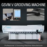 China High Precision Vertical V Grooving Machine 1250mm x 4000mm for Metal Panels for sale