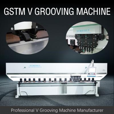 China Precise V Groove Cutter Machine For Kitchen Cabinet Door V Grooving Machine à venda