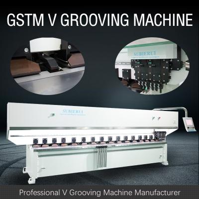 中国 Heavy Duty V Groover Machine For Cupboard Making Machine Hydraulic Press 販売のため