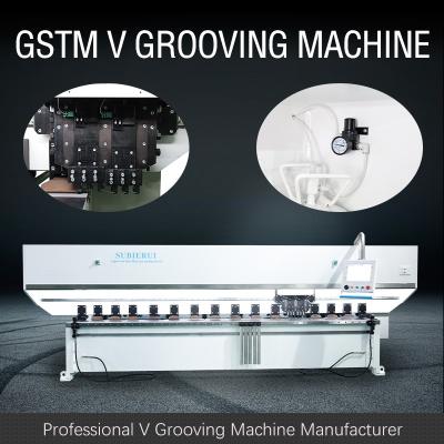 China Precise V Groove Cutter Machine For Kitchen Cabinet Door V Grooving Machine à venda
