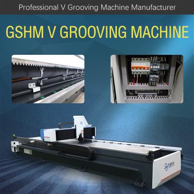 China Efficient High Speed V Grooving Machine V Groover Machine For Shower Room Frame Te koop