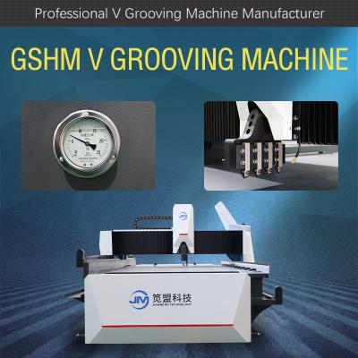 China Efficient High Speed V Grooving Machine V Groover Machine For Shower Room Frame Te koop