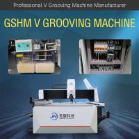 China Automatic V Grooving Machine 1250mm Max Sheet Width 5mm Thickness for Display Props for sale