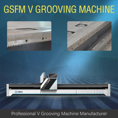 China Ornamento que processa a máquina de corte horizontal da máquina de corte 1240 V do CNC V à venda