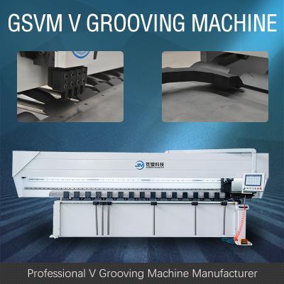 China Hydraulic V Slotting Machine For Metal Processing 1232 CNC V Grooving Machine à venda