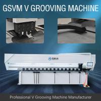 China Precision Hydraulic V Groove Cutting Machine 1500mm Width 4000mm Length for Display Props for sale