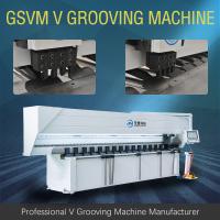 China Precision Hydraulic V Groove Cutting Machine 1500mm Width 4000mm Length for Display Props for sale