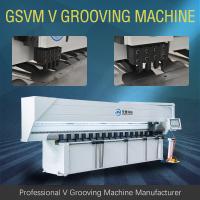 China Vertical V Grooving Machine for Sheet Metal 1500mm Width 4000mm Length for sale