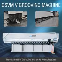 China Vertical V Grooving Machine for Sheet Metal 1500mm Width 4000mm Length for sale