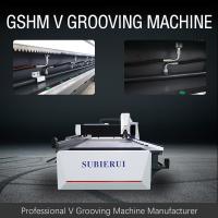 China 1240mm High Speed V Grooving Machine for Elevator Panel Sheet Metal Grooving 4000mm Length for sale
