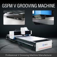 China Fully Automatic Four Sided V Groove Machine for Metal 1500mm Width 4000mm Length for sale