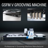 China Fully Automatic Four Sided Horizontal V Cutting Machine 1500mm Width for Door Aluminum Veneer for sale