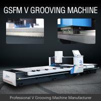 China Fully Automatic Four Sided V Groove Machine for Metal 1500mm Width 4000mm Length for sale