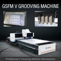 China Fully Automatic CNC V Grooving Machine Four Sided 1500mm Width 4000mm Length for Door Industry for sale