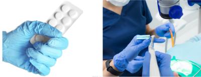 Cina Il nitrile medico eliminabile inodoro dei guanti spolverizza i guanti liberi in vendita