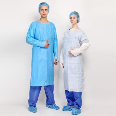 Cina Il Ppe eliminabile della sala operatoria abbiglia il cucito ultrasonico rivestito del PE sterile in vendita