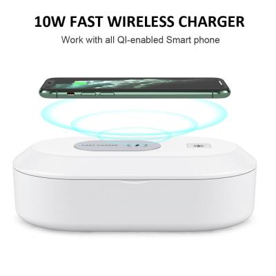Cina Disinfezione uv di carico senza fili della maschera di protezione della scatola N95 FFP2 FFP3 dello sterilizzatore del telefono in vendita