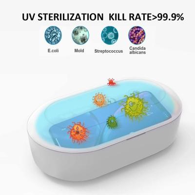 Cina Disinfezione uv di carico senza fili della maschera di protezione della scatola N95 FFP2 FFP3 dello sterilizzatore del telefono in vendita