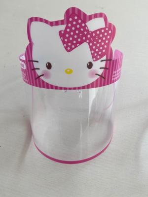 Cina Prova di plastica riutilizzabile della spruzzata della visiera dei bambini chiara 3 anni di vita in vendita