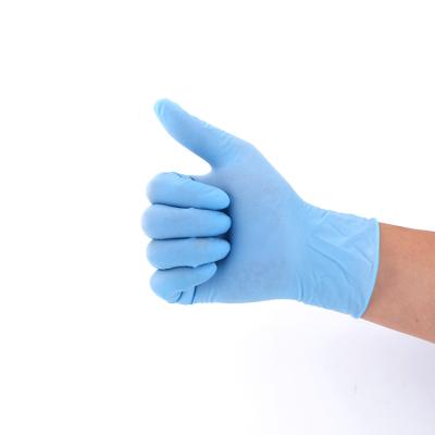Cina I guanti protettivi eliminabili 100% del nitrile spolverizzano il ODM dell'OEM libero di sostegno in vendita