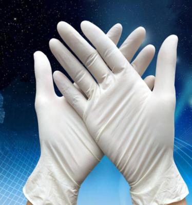 Cina Guanti eliminabili del lattice del commestibile senza polvere per la fabbrica di elettronica in vendita
