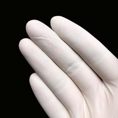 Cina Guanti eliminabili del lattice del commestibile senza polvere per la fabbrica di elettronica in vendita