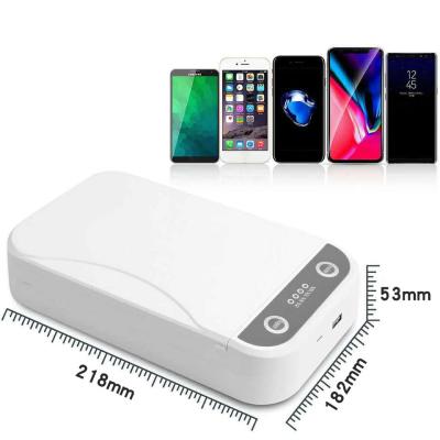 Cina scatola veloce di disinfezione del telefono cellulare della tassa 10W, scatola del prodotto disinfettante di luce UV per il telefono in vendita