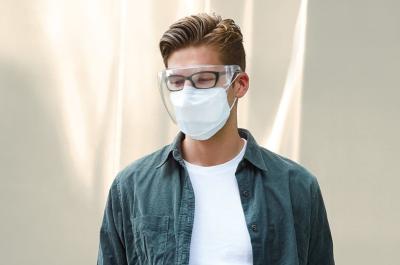 Cina Il doppio ha parteggiato anti visiera della nebbia, antivento surdimensionato dello schermo di carattere del monocolo in vendita