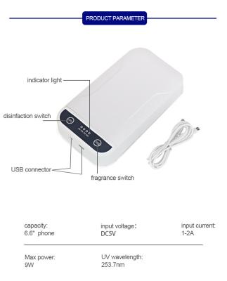 Cina Prodotto disinfettante uv senza fili di USB Smartphone in vendita