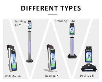 Cina Sistema infrarosso del controllo di accesso della macchina fotografica 2.0MP FHD1080P del portone del termometro di febbre senza contatto in vendita
